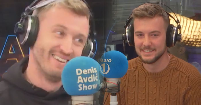 Domen Kljun, zmagovalec šova Slovenija ima talent, obiskal voditelje na ...