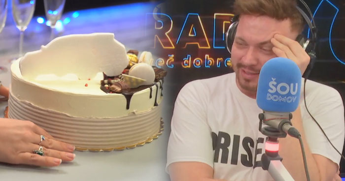 VIDEO: Robert Roškar praznuje rojstni dan: Takšno torto so mu naredili sodelavci! | Klip.si